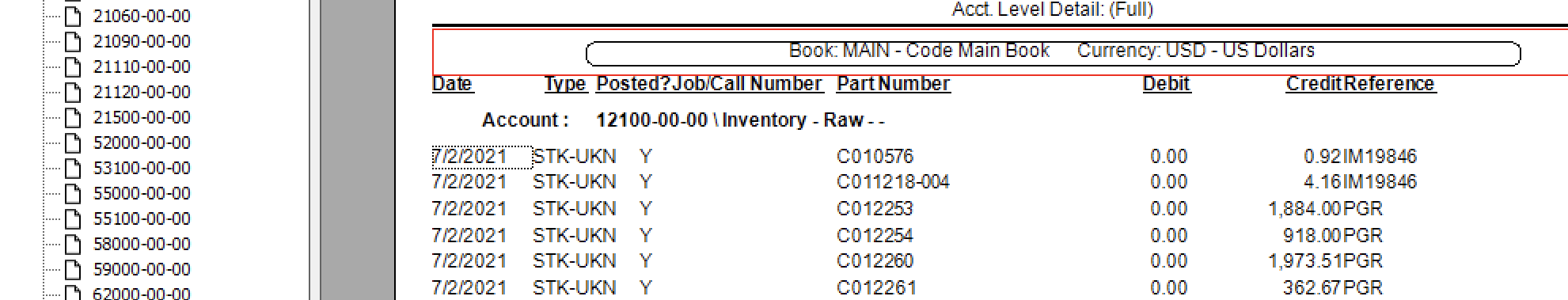 Inventory/WIP Reconciliation - Epicor ERP 10 - Epicor User Help Forum