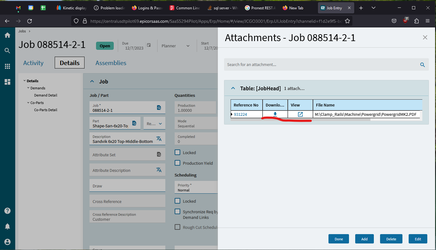Kinetic Display Unc Path And Use Nav Link To Open Path In Browser When