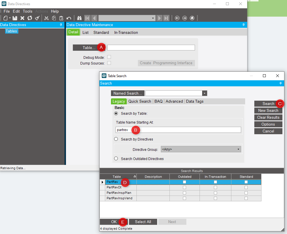 BPM Table Part Rev - Epicor ERP 10 - Epicor User Help Forum