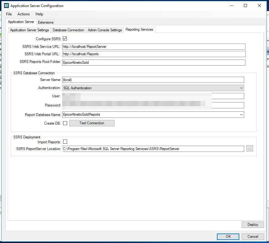 First Kinetic 2021.2 build - SSRS Web Portal URL not valid - Kinetic ...