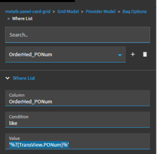 Can we change a Combo box to "contains" rather than "Starts with ...