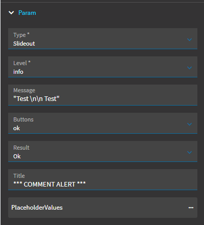 Show-dialog line spacing (application studio, event, components ...