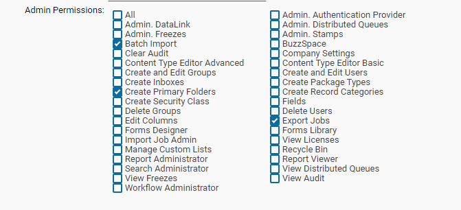 ECM Permissions - ECM - Epicor User Help Forum