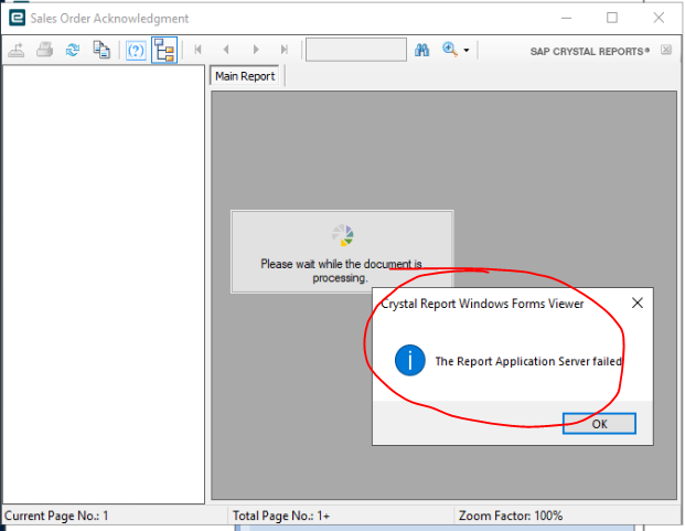 Crystal Reports - The Report Application Server Failed - Kinetic ERP - Epicor User Help Forum