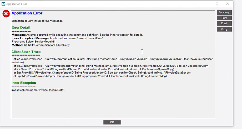 AP Invoice Error, what does a successful conversion workbench look like? - #8 by Hally - Kinetic ...
