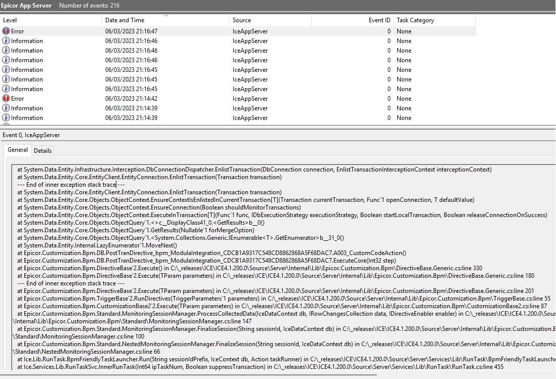 Standard Directive - Table has multiple rows - Kinetic ERP - Epicor User Help Forum
