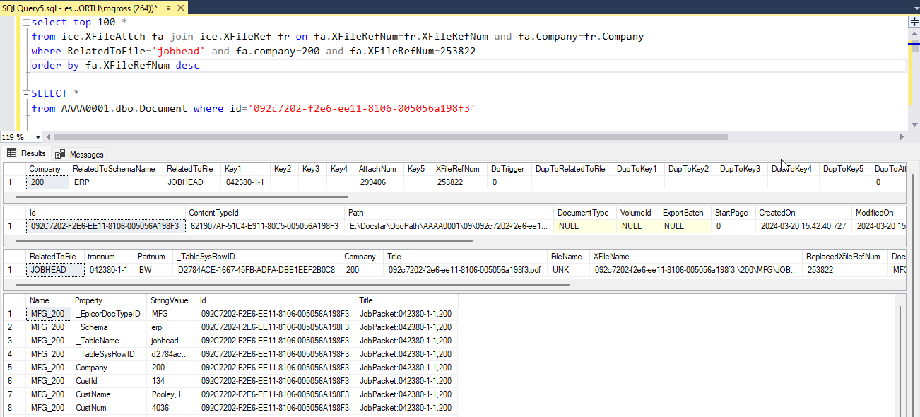 E10 to ECM document ID cross-reference - ECM - Epicor User Help Forum