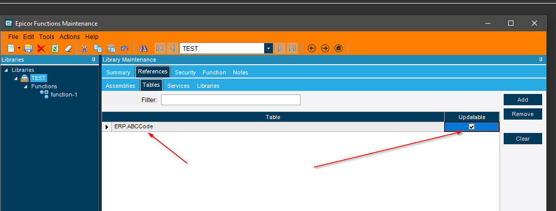 Function Fails when Calling Another Function in same library if it requires transaction ...