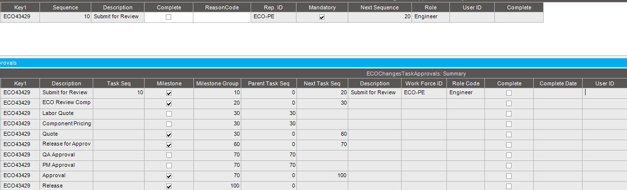 Updateable Query - Task CheckComplete - Kinetic ERP - Epicor User Help ...