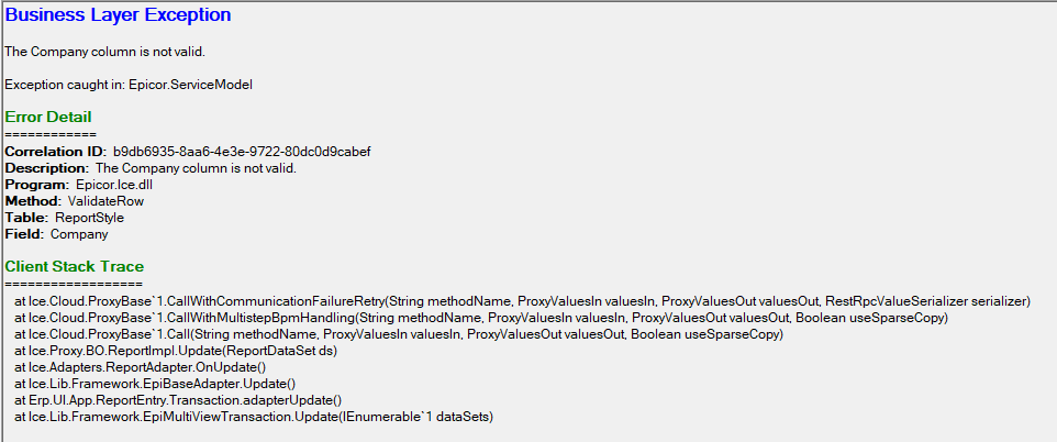 Unable To Save Ssrs Report After Upload Kinetic Erp Epicor User Help Forum