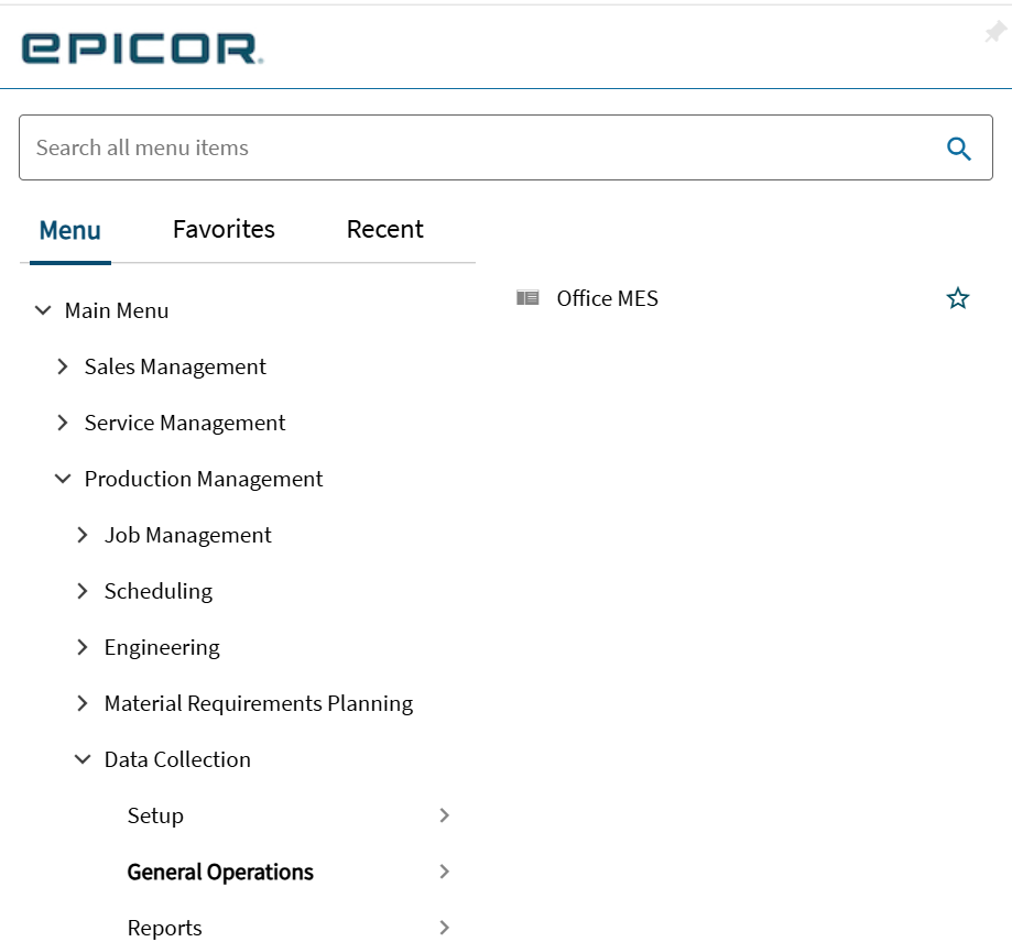Shop Floor MES - Kinetic ERP - Epicor User Help Forum