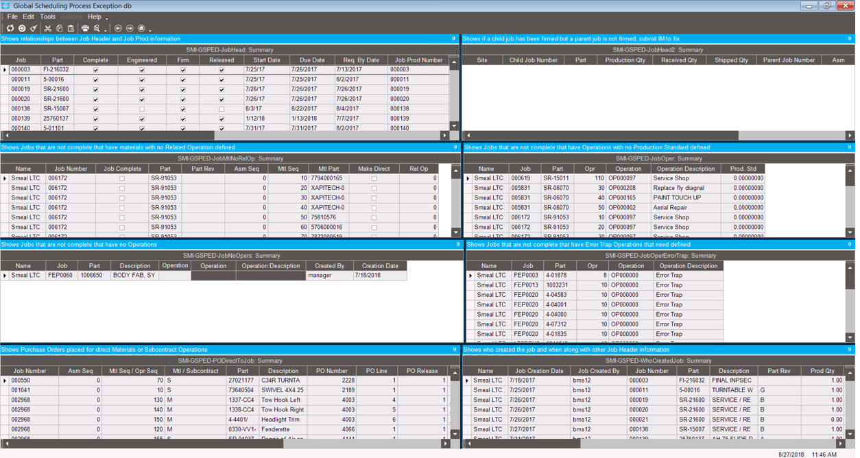 We are Scheduling Now! - Kinetic ERP - Epicor User Help Forum