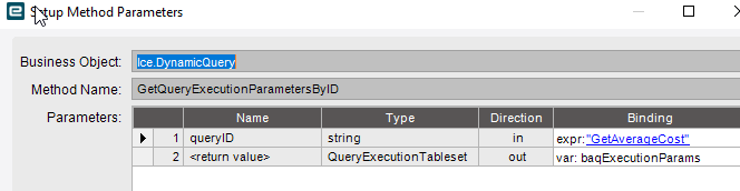 BPM calling a function calling a BAQ - BAQ not returning results - Kinetic ERP - Epicor User ...