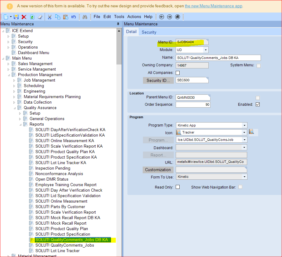 Kinetic-mes-browser - DB deployment issue - Kinetic ERP - Epicor User ...