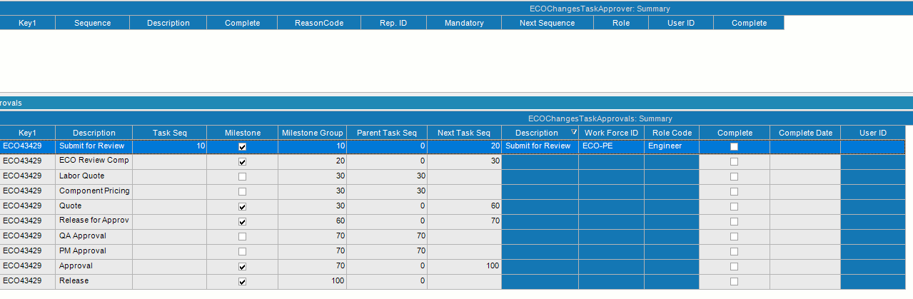 Updateable Query - Task CheckComplete - Kinetic ERP - Epicor User Help ...