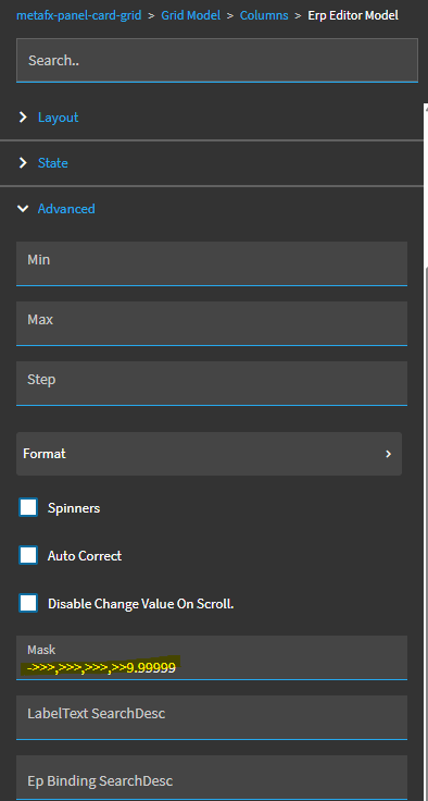 If I want to adjust the QTY Issue and QTY Required columns to 4 decimal places, whereas the ...