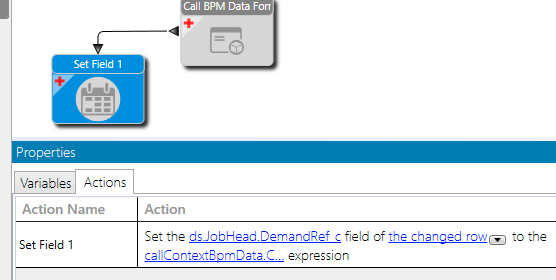 BPM Set Field function not working - Kinetic ERP - Epicor User Help Forum