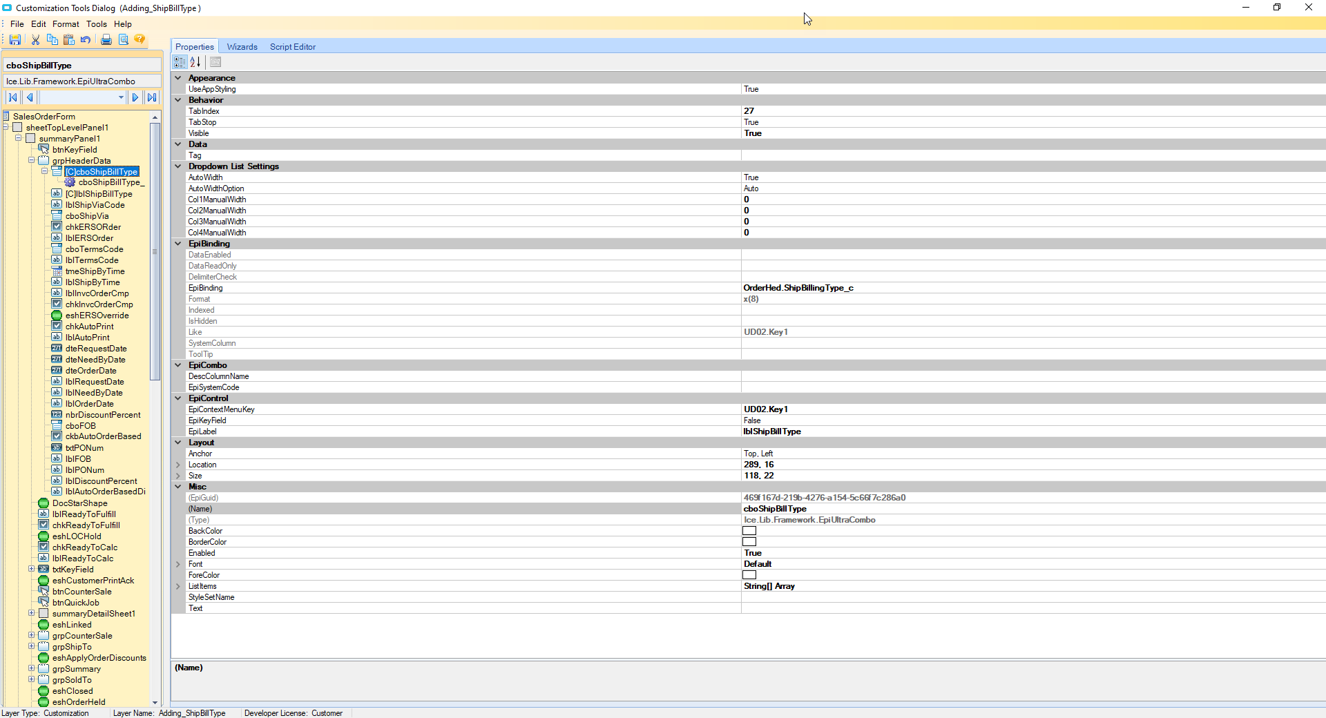 Reference UD table/values on order form - Epicor ERP 10 - Epicor User ...
