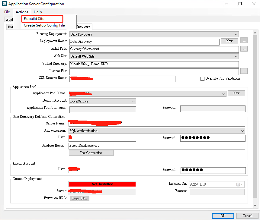 EDD install - Kinetic ERP - Epicor User Help Forum