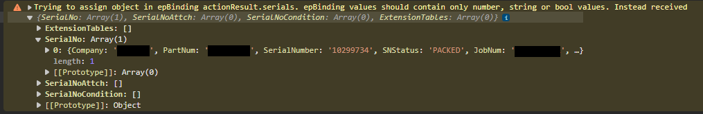 Cannot seem to populate dataview via the tableset output of a function - Kinetic ERP - Epicor ...