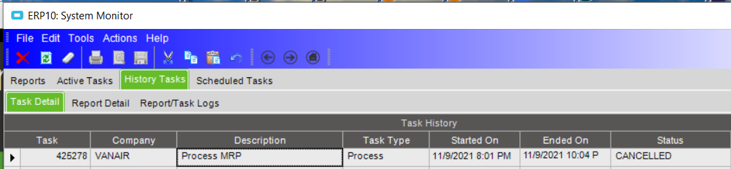 Process MRP Failing - Epicor ERP 10 - Epicor User Help Forum