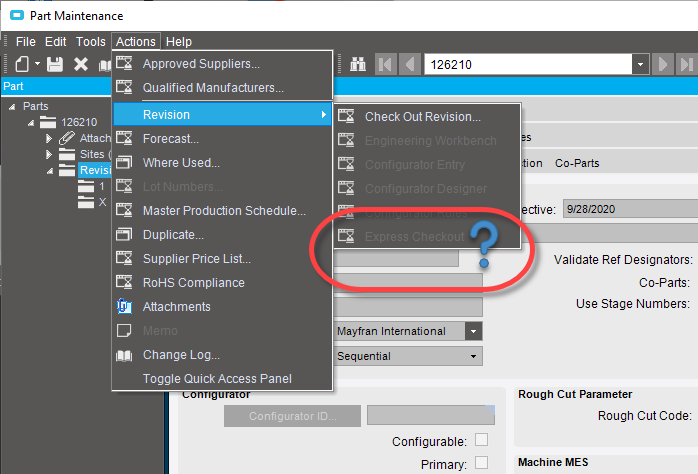 Express checkout disabled - Epicor ERP 10 - Epicor User Help Forum