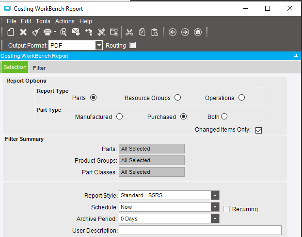Standard Cost - Epicor ERP 10 - Epicor User Help Forum