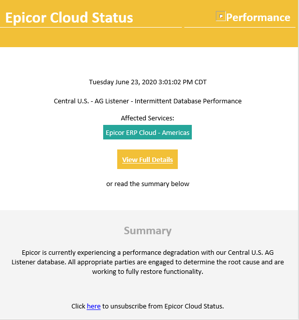Slow Cloud Based performance - Epicor ERP 10 - Epicor User Help Forum