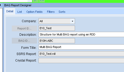 Error Creating SSRS multiple BAQ Report - Epicor ERP 10 - Epicor User ...