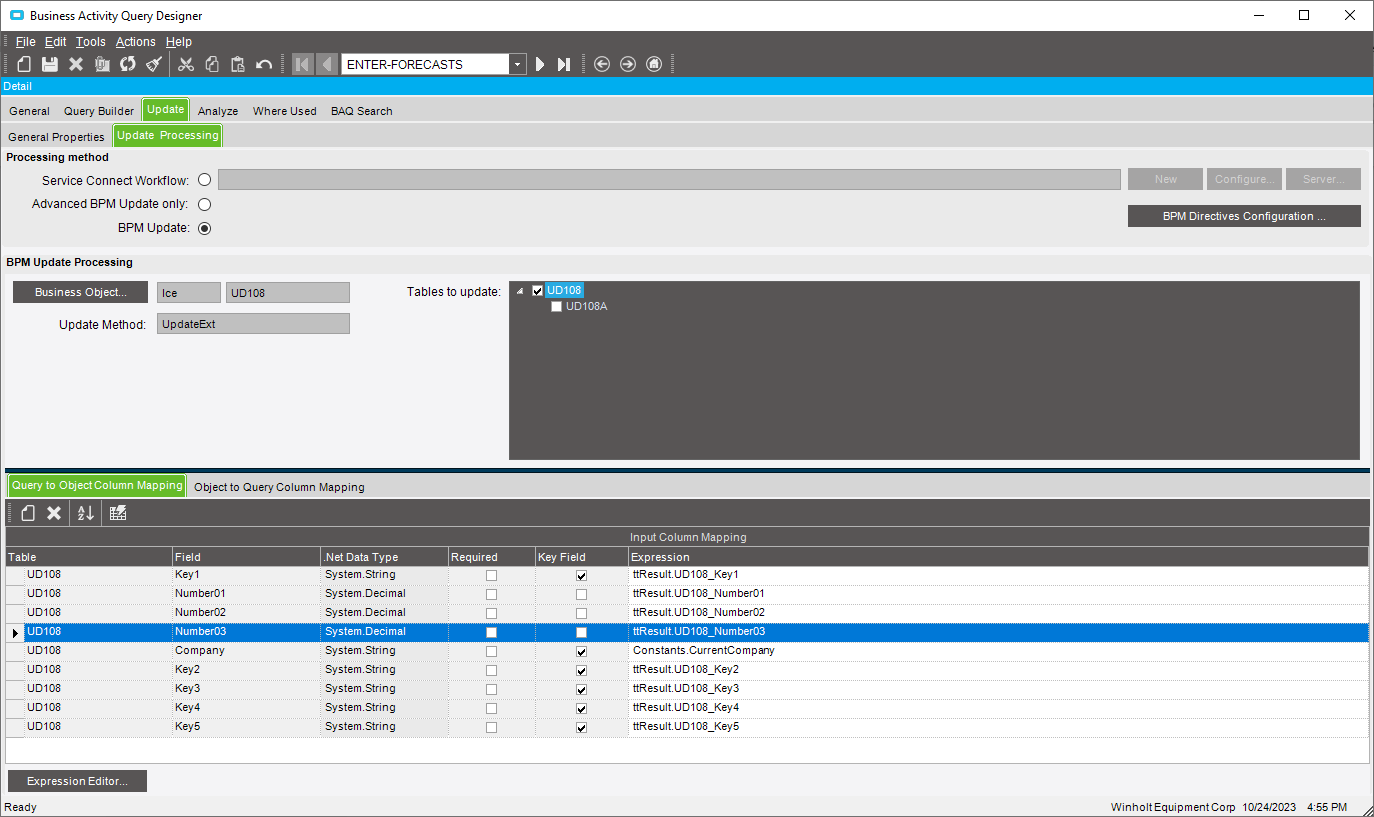 Build Screen to Update UD Table - Epicor ERP 10 - Epicor User Help Forum