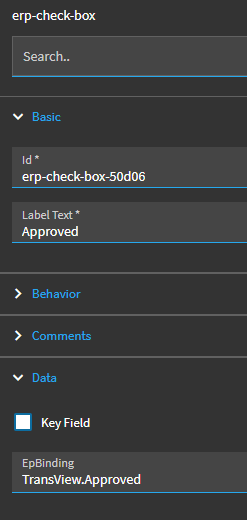 Checkbox displaying wrong value - Kinetic ERP - Epicor User Help Forum