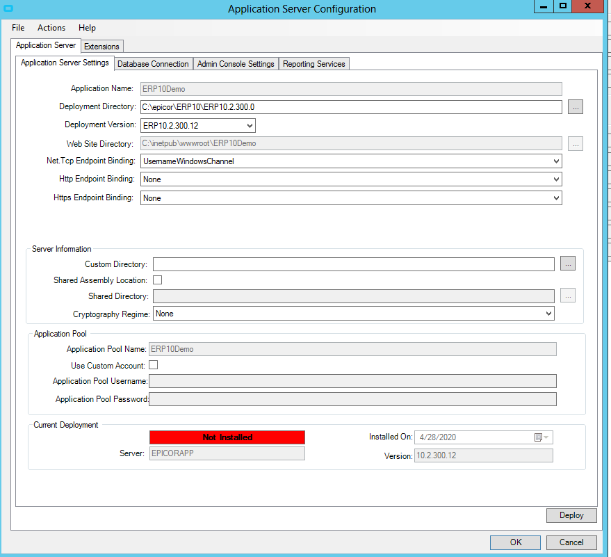 Epicor admin console Configuration Error - Epicor ERP 10 - Epicor User Help Forum