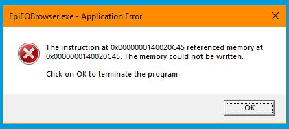 Memory Error? - Kinetic ERP - Epicor User Help Forum