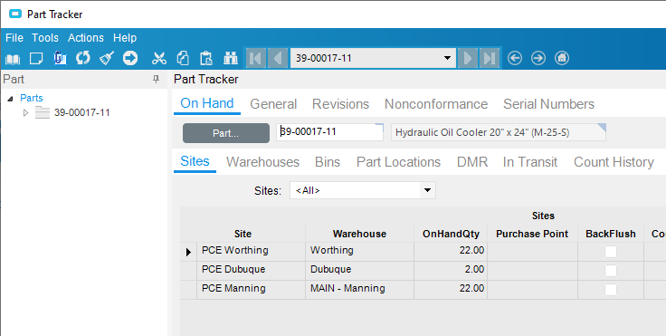 Time Phase Not Matching Part Transaction History Tracker - Epicor ERP ...