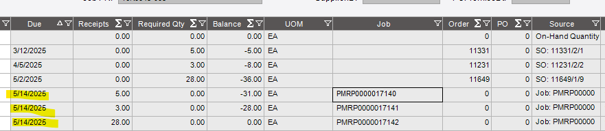 Schedule Req Dates in the Past - Kinetic ERP - Epicor User Help Forum