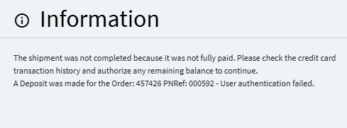 User Authentical Failed when trying to Authorize a credit card ...