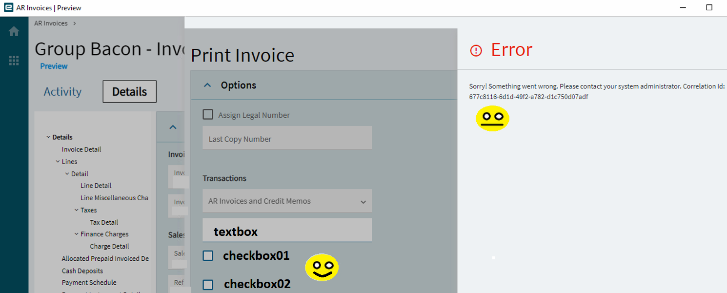 Print Invoice Custom Layer Not Loading By Default Kinetic Erp