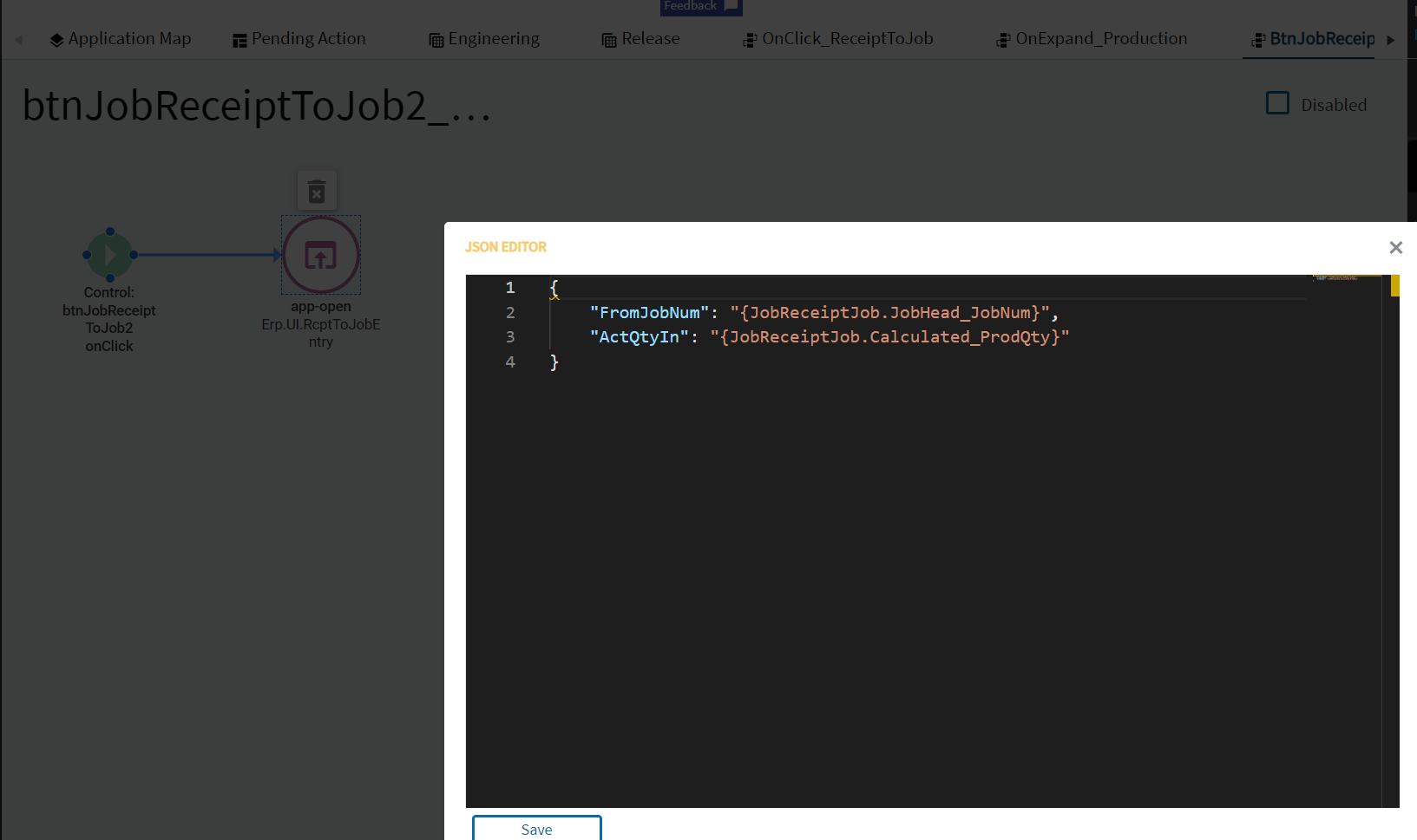 Passing Values To App Open With Errors Kinetic Erp Epicor User Help Forum
