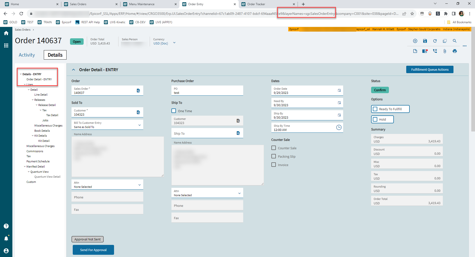 Kinetic (web) Entry vs Trackers - How to Setup to Customize Tracker ...