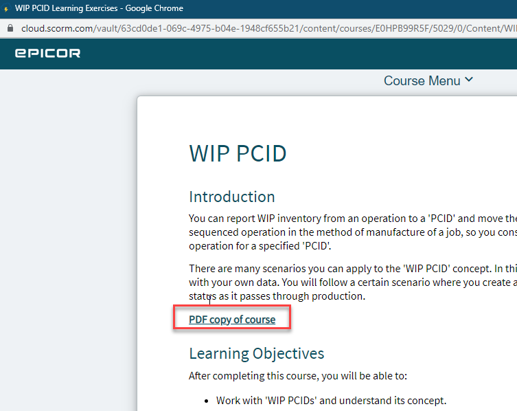 Training Material - Kinetic ERP - Epicor User Help Forum
