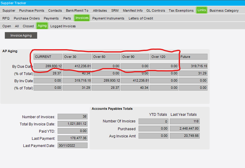 Supplier Payment Term Due Date - Epicor ERP 10 - Epicor User Help Forum