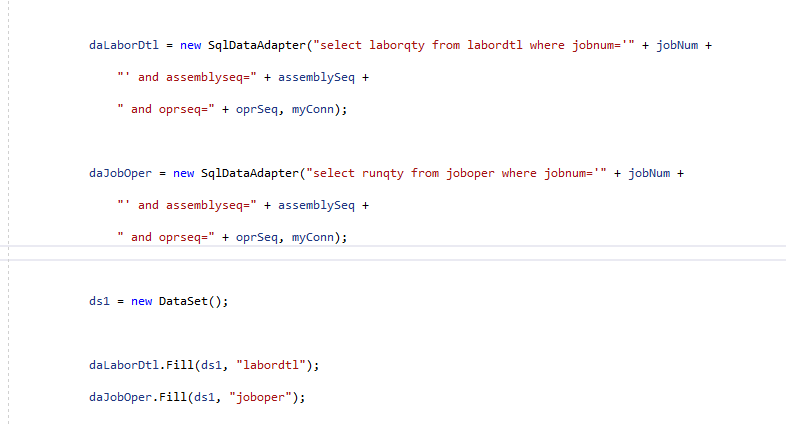 Error in custom code finding table - Kinetic ERP - Epicor User Help Forum