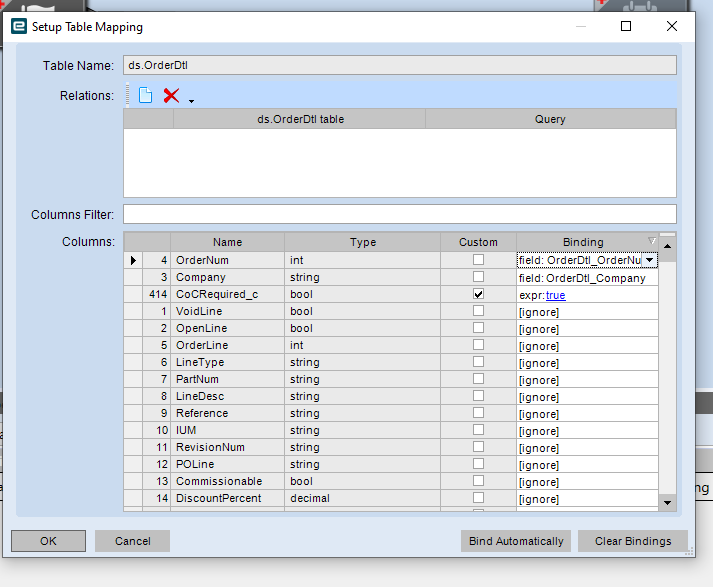 Access & update all rows of orderdtl table from sales order entry - Kinetic ERP - Epicor User ...