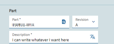 Part Description field cannot be edited in PO Entry for a standard Part ...