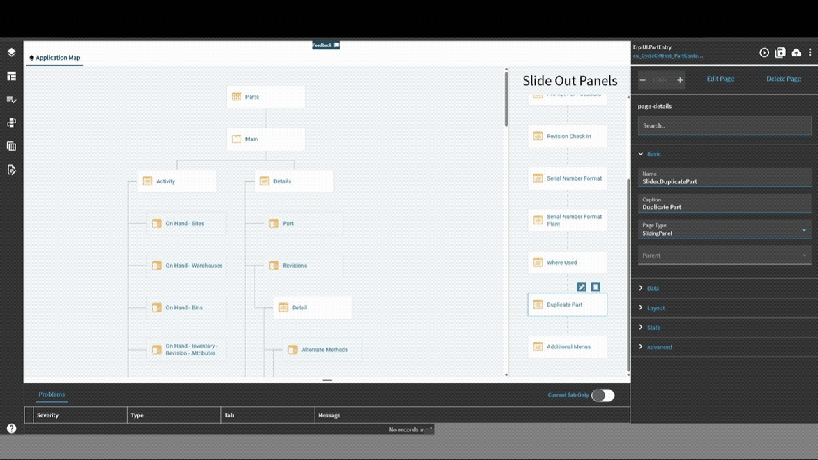 How to add controls to slide out panel - Kinetic ERP - Epicor User Help ...