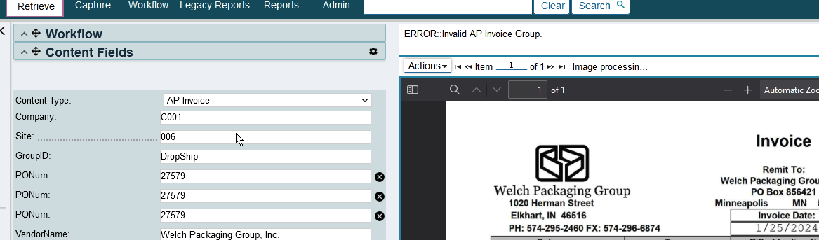 Create Invoice group? - ECM - Epicor User Help Forum