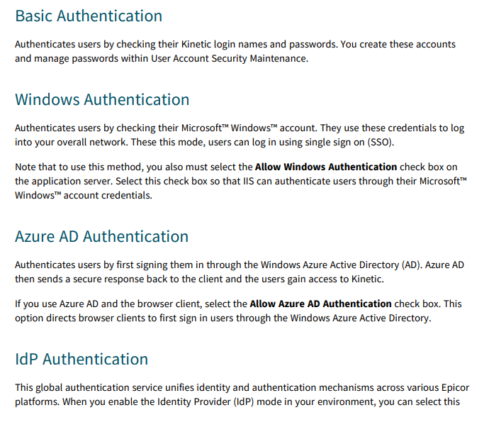 Active Directory for Kinetic 2023 - Kinetic ERP - Epicor User Help Forum Active Directory for Kinetic 2023 - Kinetic ERP - Epicor User Help Forum