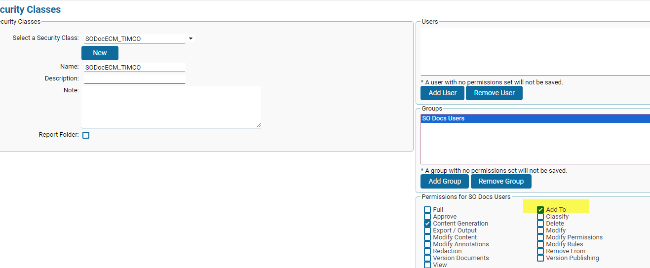 ECM Permissions - ECM - Epicor User Help Forum