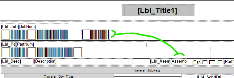 How to make the Assemblyseq value print as a DataWorks Barcode ...