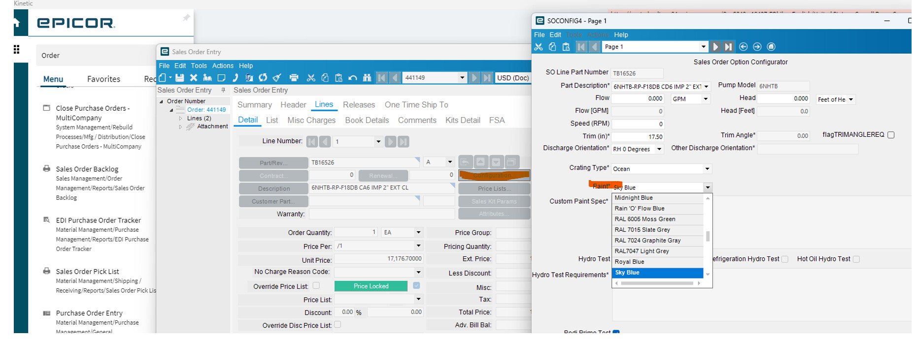 Configurator, Field help - Kinetic ERP - Epicor User Help Forum